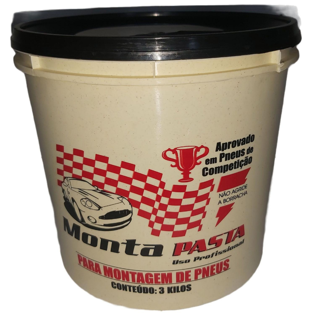 Pasta Vaselina Lubrificante P/ Montagem De Pneus Balde C/ 3kgs | Shopee ...