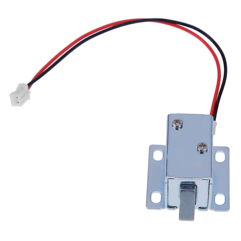 Tranca Elétrica Solenoide 12V Mini Para Arduino Raspberry NodeMcu | Shopee Brasil
