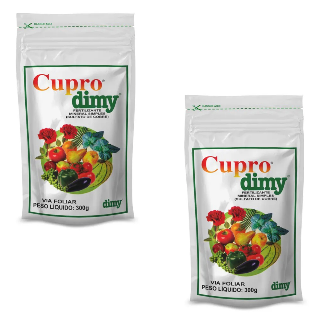 Cupro Dimy Fertilizante Contra Fungos Sulfato De Cobre 30g Via Foliar ...