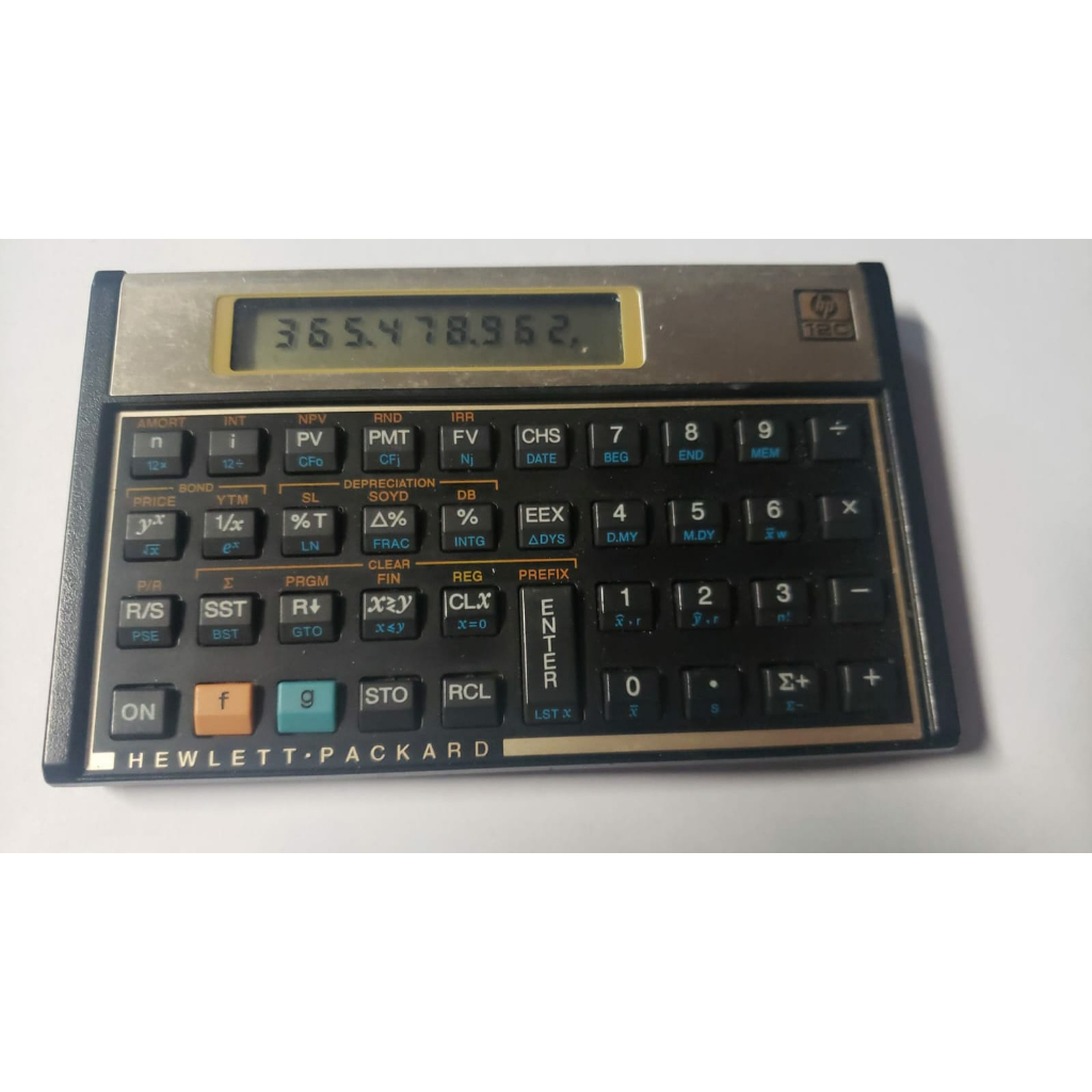 Calculadora Financeira Hp 12c Gold #av | Shopee Brasil