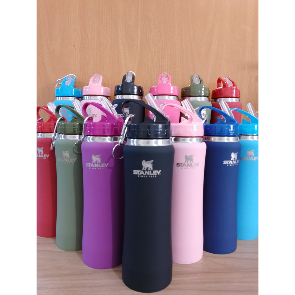 Garrafa Térmica 600ml bico Flip Com Chaveiro para suporte - Escorrega o ...
