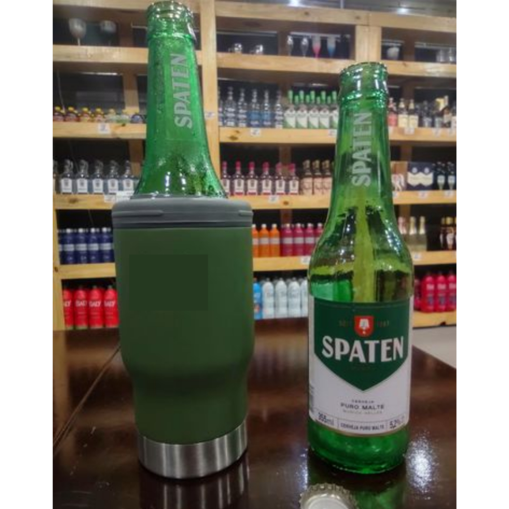 porta long neck Stanley com tampa para usar como copo e uma para usar ...