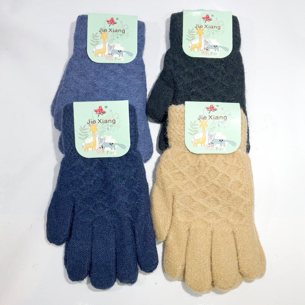 12 pares Luva infantil criança com dedos menino/luva atacado | Shopee ...