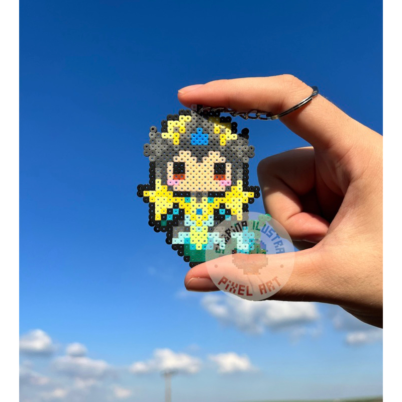 Chaveiro / Imã / Peça decorativa Nami V2 League of Legends perler beads ...