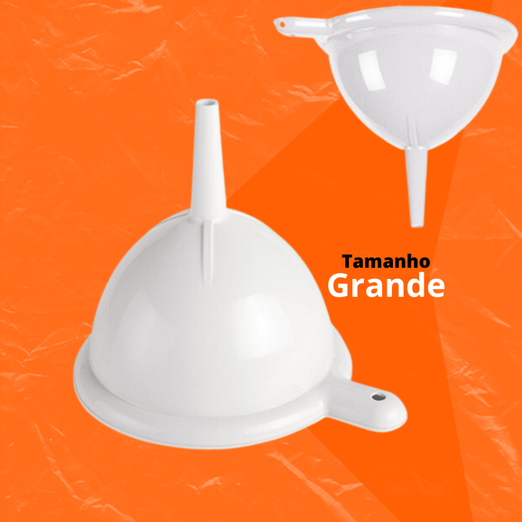 Funil Grande De Plastico Universal Cozinha Uso Geral Universal | Shopee ...
