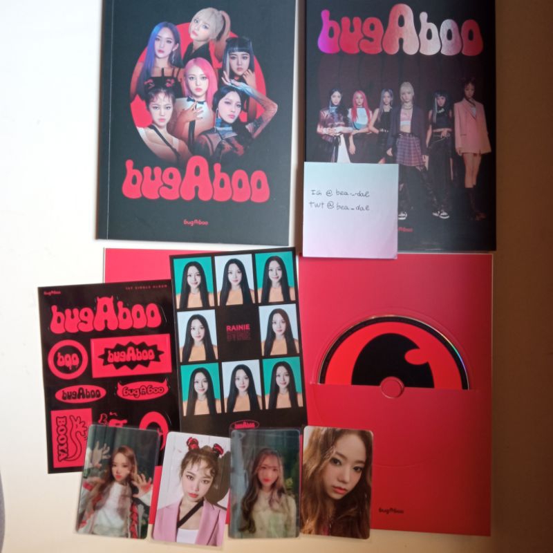 Álbum BugAboo K-pop completo 1st album debut KPOP Zin Cyan Choyeon Rainie Yoona Eunchae | Shopee ...