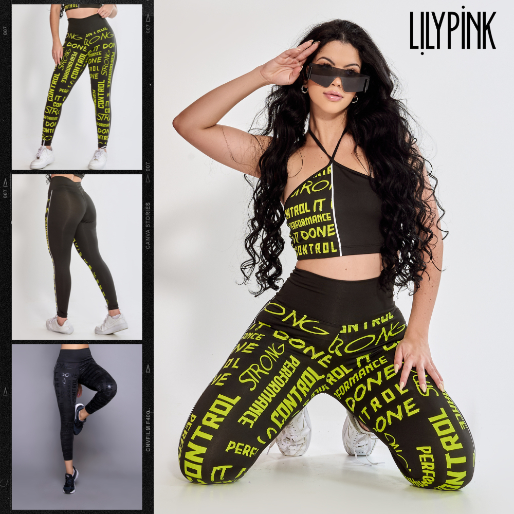 Calça Legging Leg Fitness Moda Academia Suplex Ginástica Performance