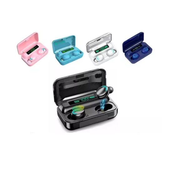 Fone de ouvido F9-5 bluetooth v5.1 tws display LCD sem fio | Shopee Brasil