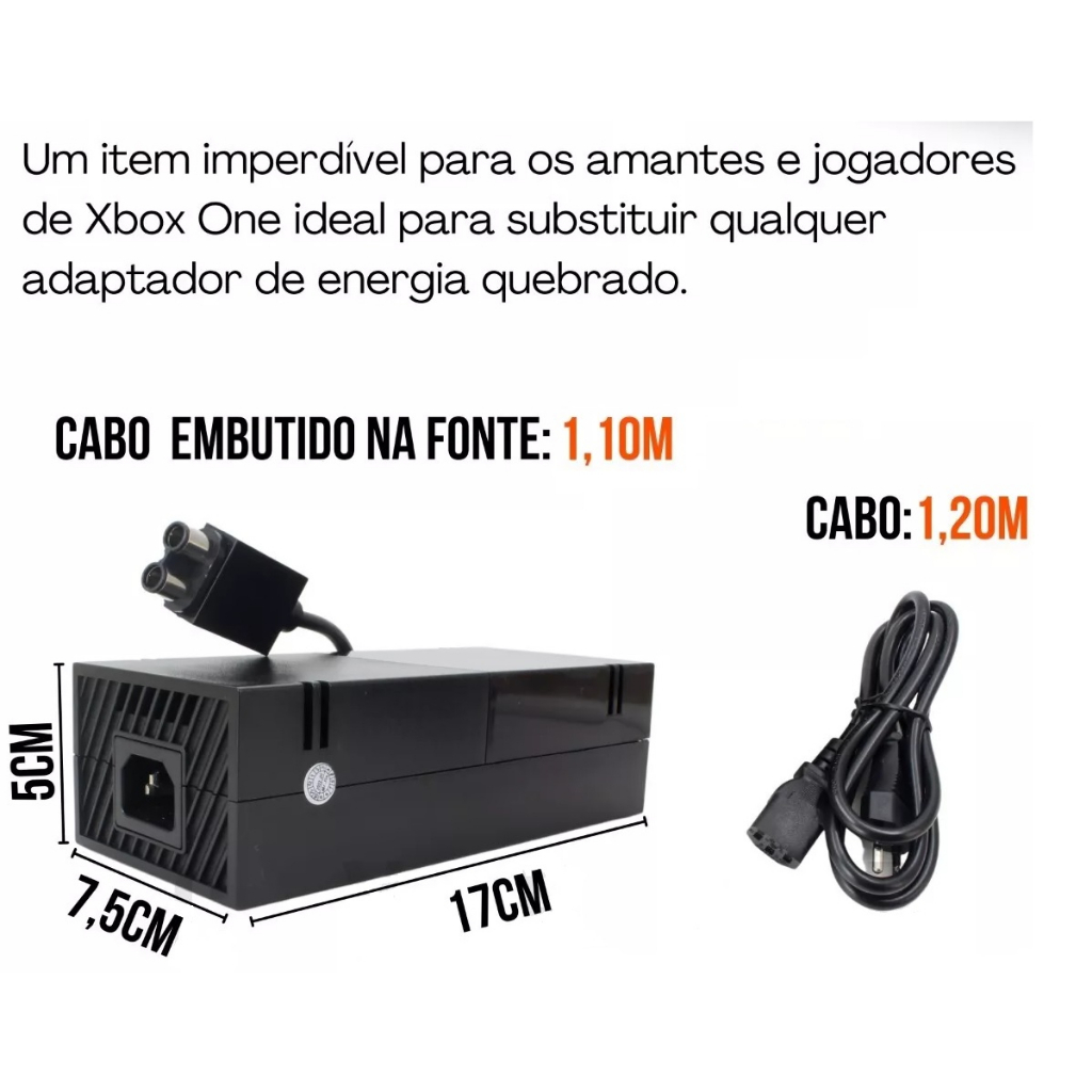 Fonte Original para Xbox One fat | Shopee Brasil