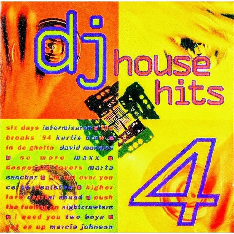 CD Dj House Hits 4 polygram original usado 1994 flash house dance anos ...