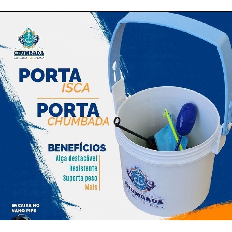 Porta Chumbada Ou Iscas Da Chumbada Oficial | Shopee Brasil