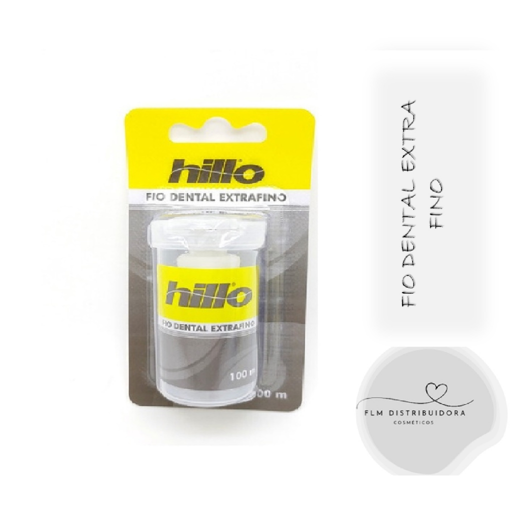 Fio Dental 100m Hillo Extrafino | Shopee Brasil