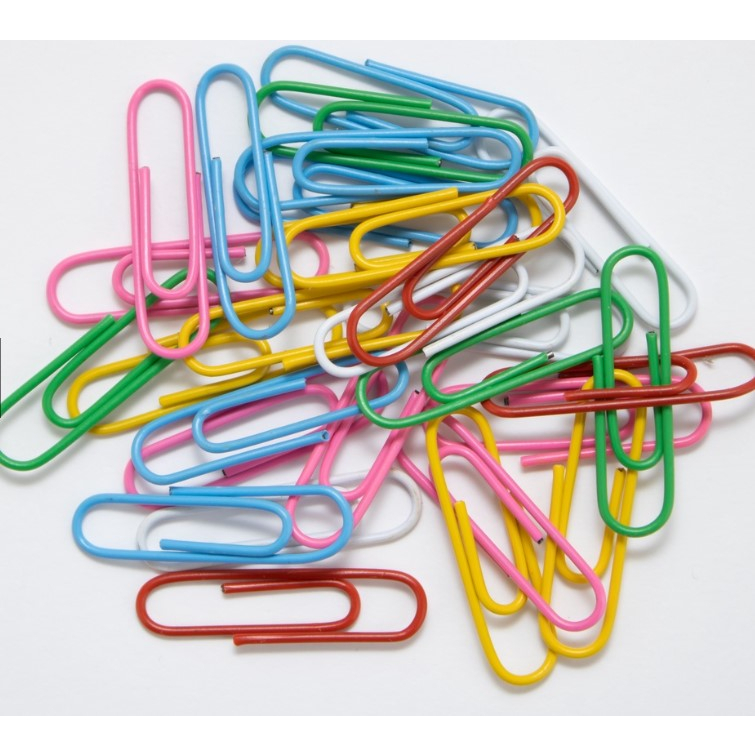 Clips de Metal 100 Peças 33mm Colorido Sortidos | Shopee Brasil