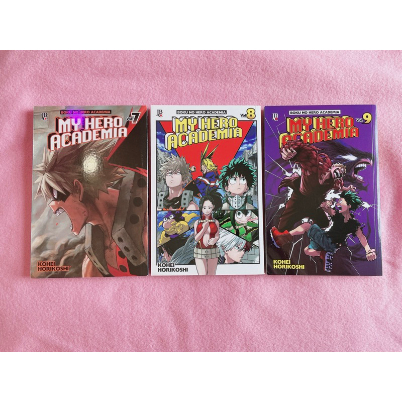 My Hero Academia / Boku No Hero vol 7 ao 9 | Shopee Brasil