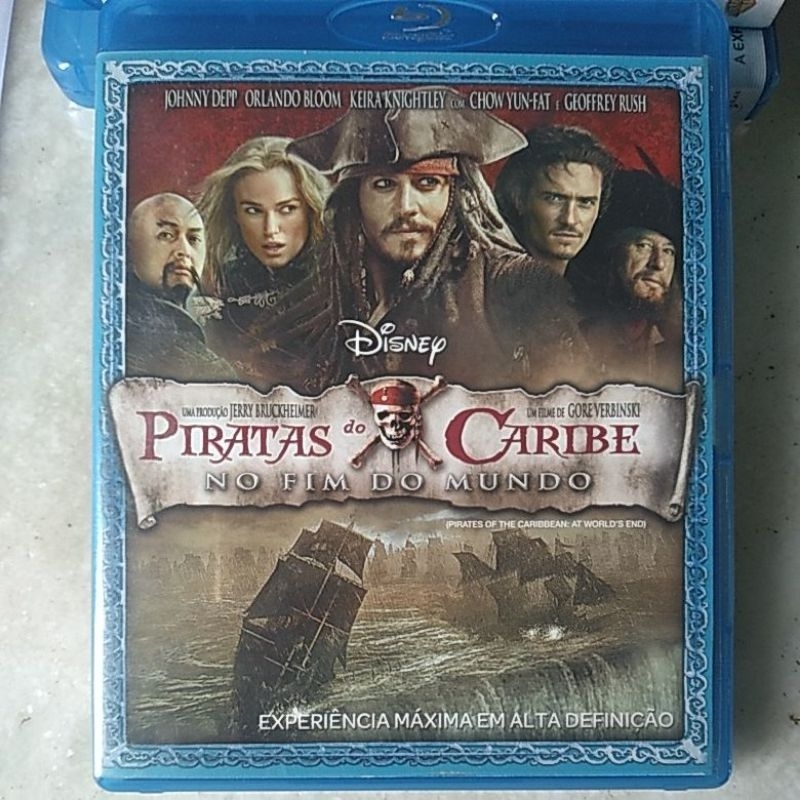 BLU-RAY DISNEY- PIRATAS DO KARIBE - NO FIM DO MUNDO- ORIGINAL | Shopee ...