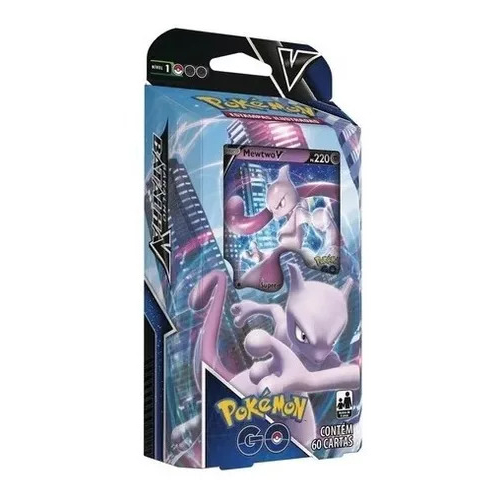Deck Pokemon Go Mewtwo V Copag | Shopee Brasil