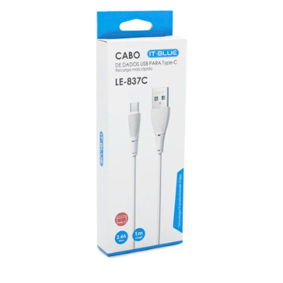 Cabo USB Tipo C IT-BLUE LE-839C TURBO | Shopee Brasil