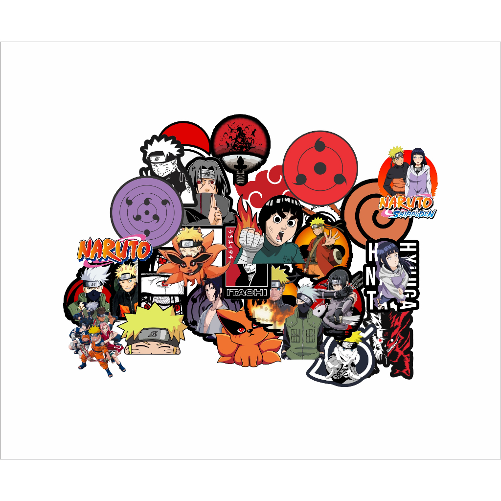 30x adesivos Naruto Shippuden Stickers | Shopee Brasil