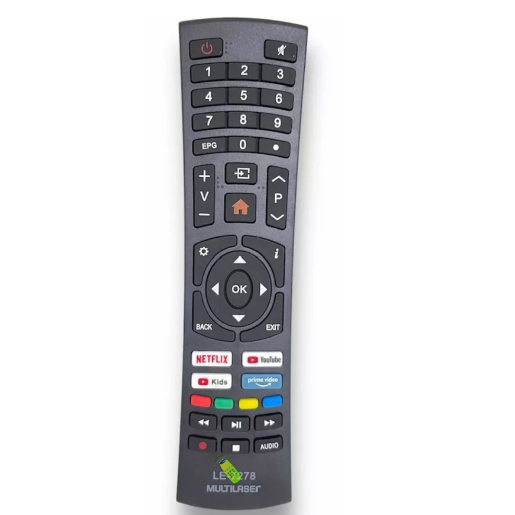 controle tv multilaser TL027 / CONTROLE UNIVERSAL PARA TV SMARTV ...