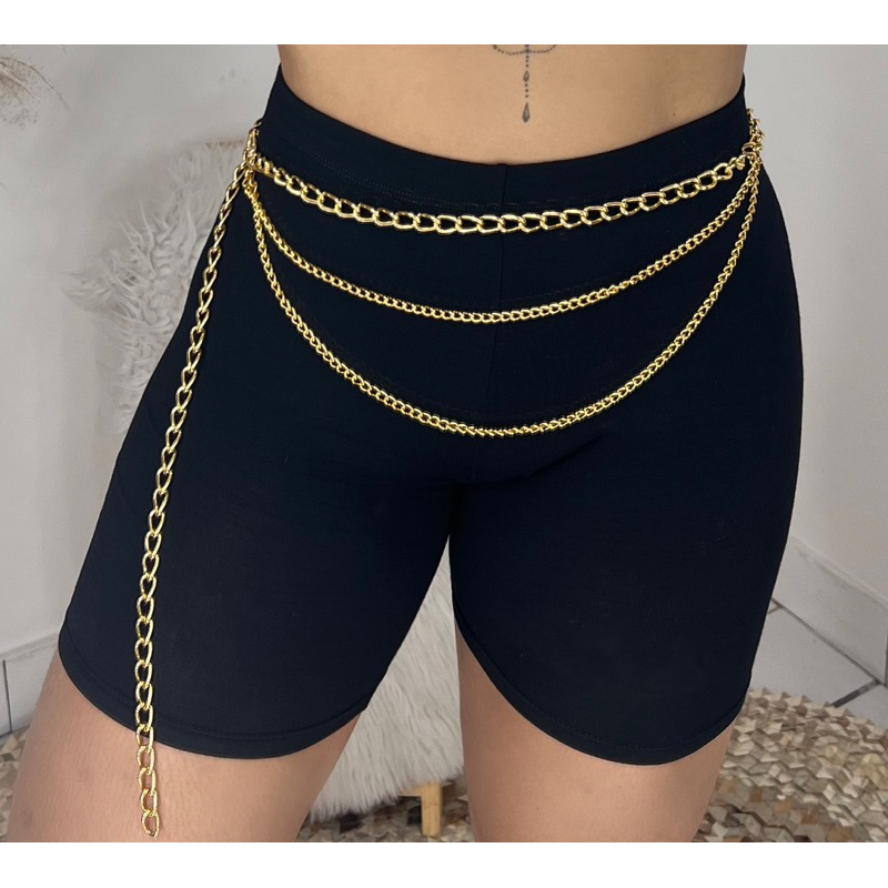 Cinto Corrente de Cintura Correntinha Feminino Metal Moda Blogueira ...