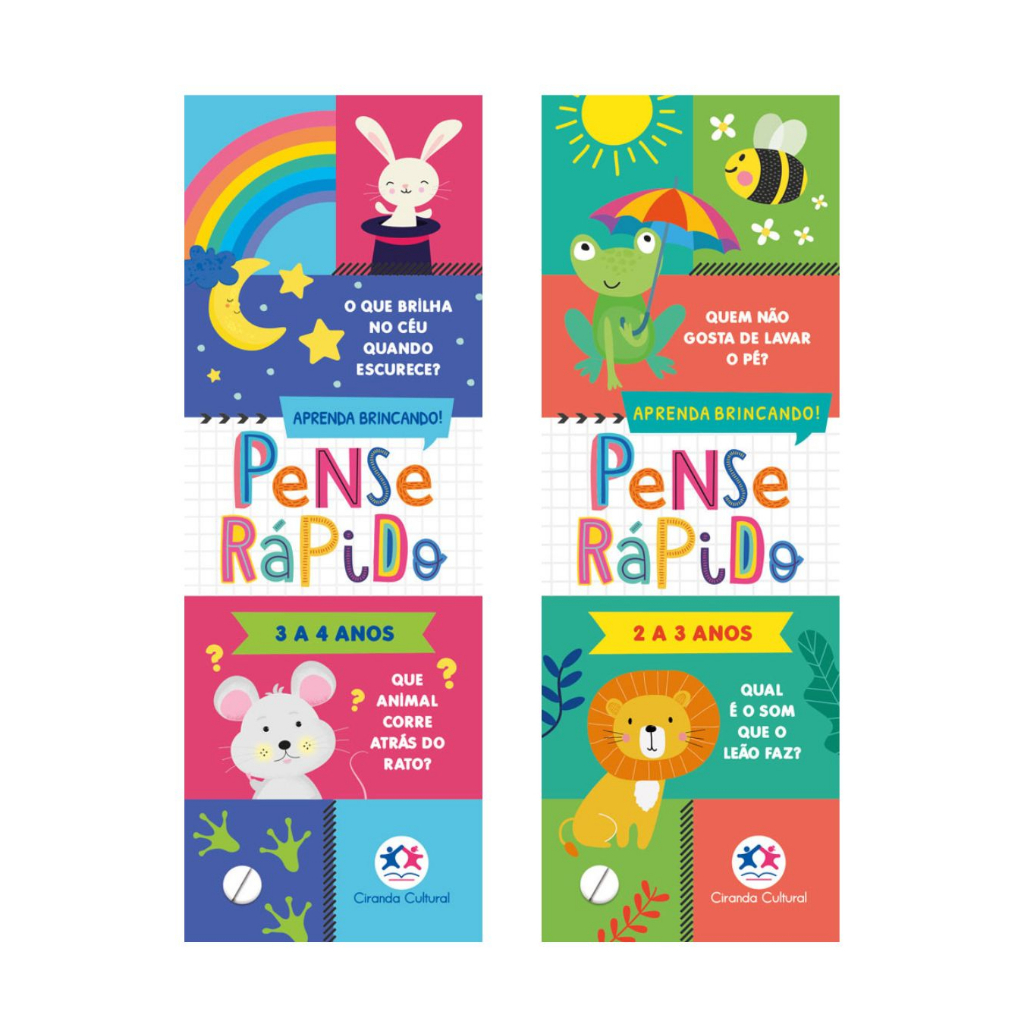 Pense rápido - Flash Cards | Shopee Brasil