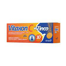 VITAMINA C + ZINCO - VITAXON C 1G + ZINCO 10MG ZERO AÇÚCAR 10 ...