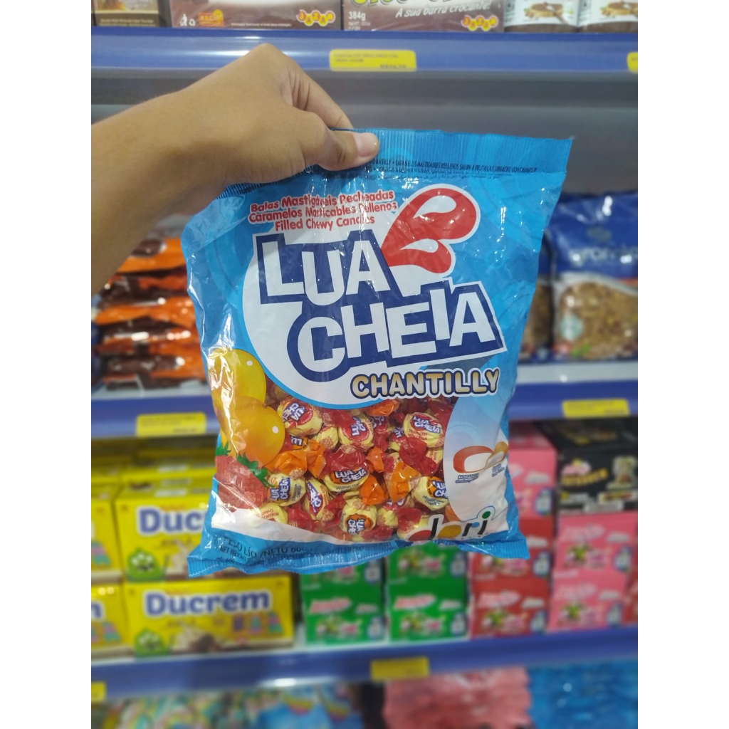 Bala Lua Cheia Chantilly 700g Dori - Bala Recheada | Shopee Brasil