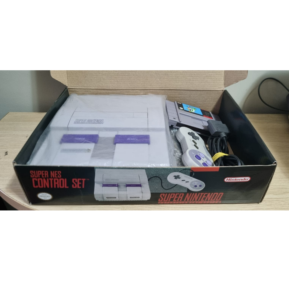 Console Original Super Nintendo - SNES | Shopee Brasil