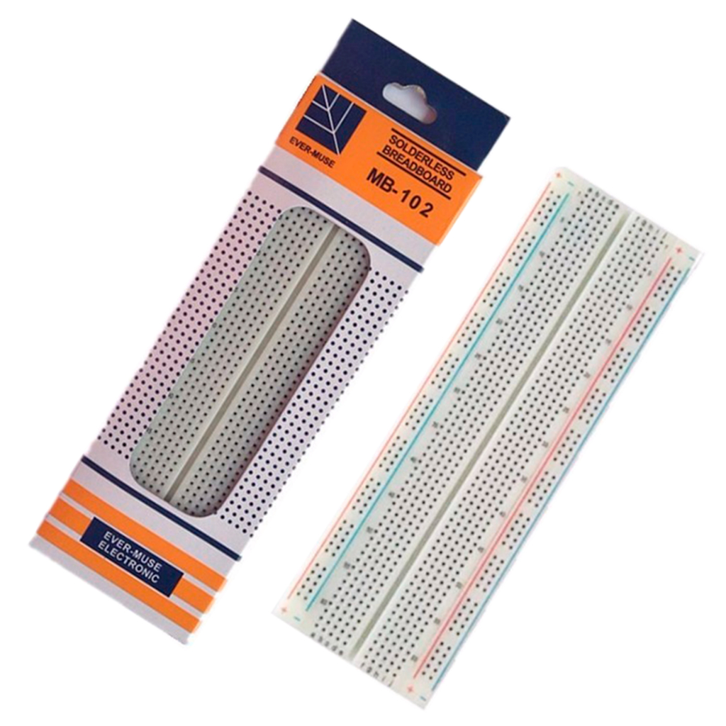 Protoboard/Breadboard 830 furos - Placa de Ensaio para Arduino | Shopee ...