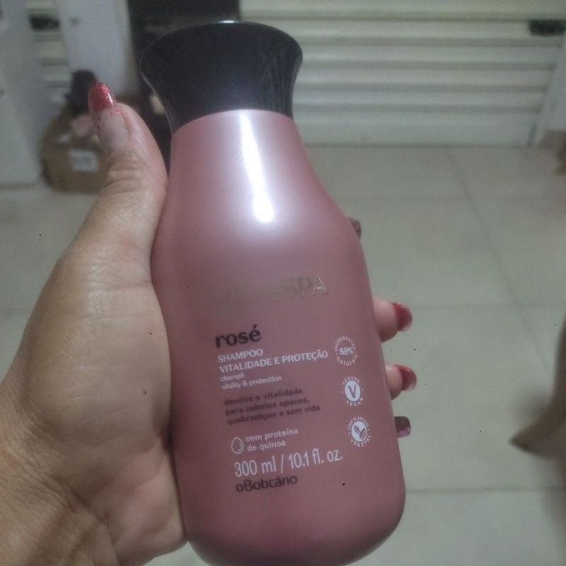 Shampoo Rosé nativa SPA o Boticario Boticário 300ml | Shopee Brasil