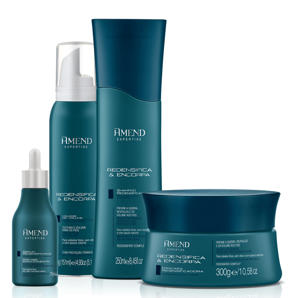 KIT EXPERTISE REDENSIFICA & ENCORPA VI | AMEND 4 PRODUTOS | Shopee Brasil