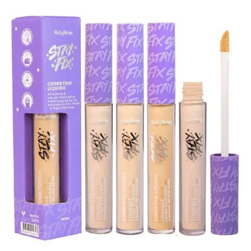 corretivo líquido stay fix Ruby Rose | Shopee Brasil