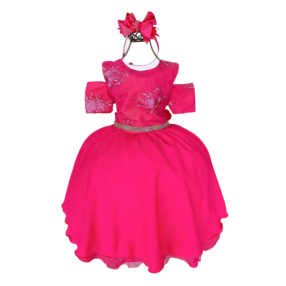 Vestido Infantil Princesa Lele Encanto Pink | Shopee Brasil