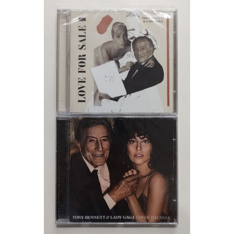 KIT 2 CDS - TONY BENNETT & LADY GAGA - ( LOVE FOR SALE / CHEEK TO CHEEK ...
