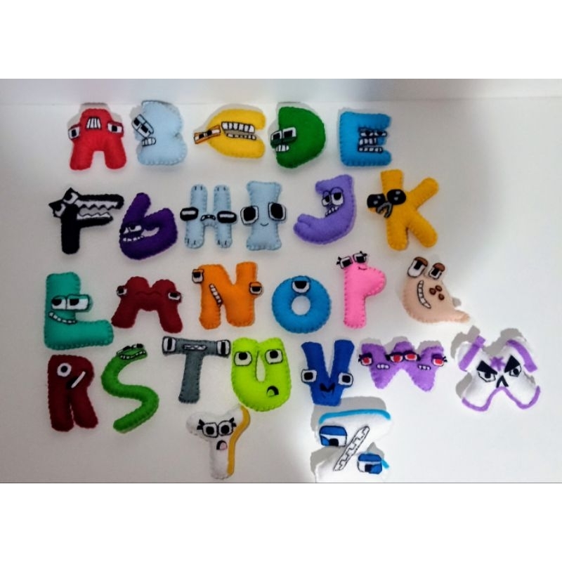 Alfabeto Lore / Alphabet Lore Alfabeto completo 26 un. | Shopee Brasil