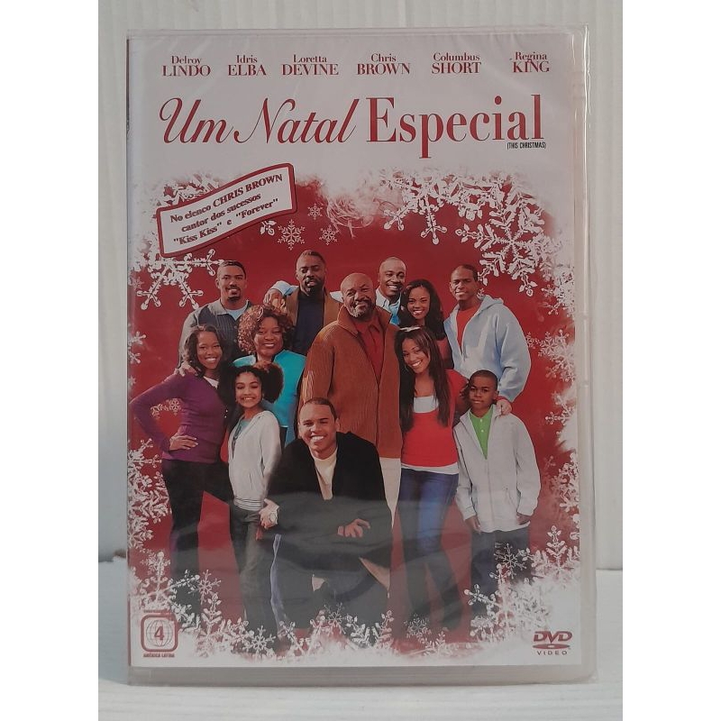Dvd Um Natal Especial - Delroy Lindo, Chris Brown (Novo/Original ...