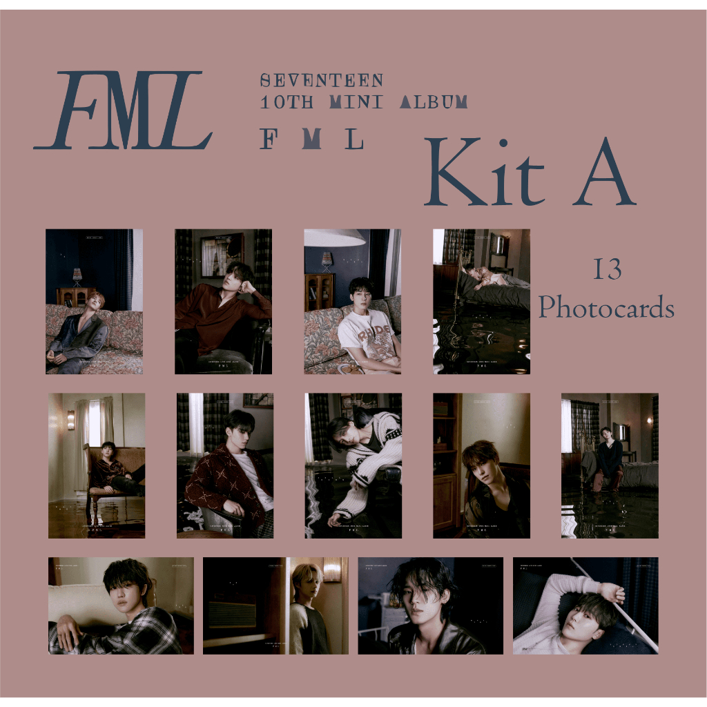 Photocards FAnmade Seventeen SVT- FML | Shopee Brasil