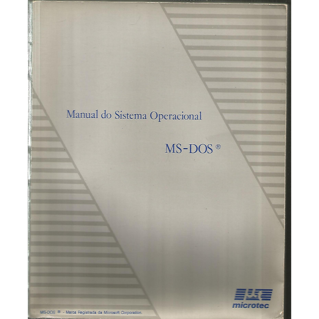 Livro: Manual do Sistema Operacional - MS - DOS | Shopee Brasil