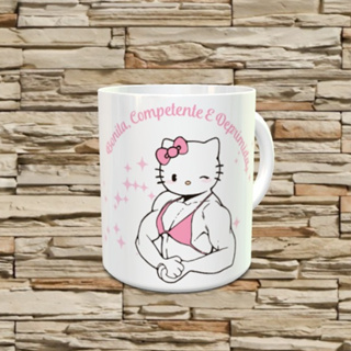 Caneca Hello Kitty Maromba Gatinha Bombada Colecionável Meme | Shopee ...