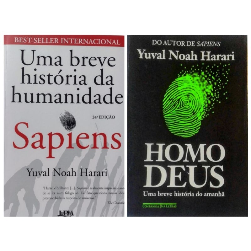 Sapiens; Homo Deus (Yuval Noah Harari) | Shopee Brasil