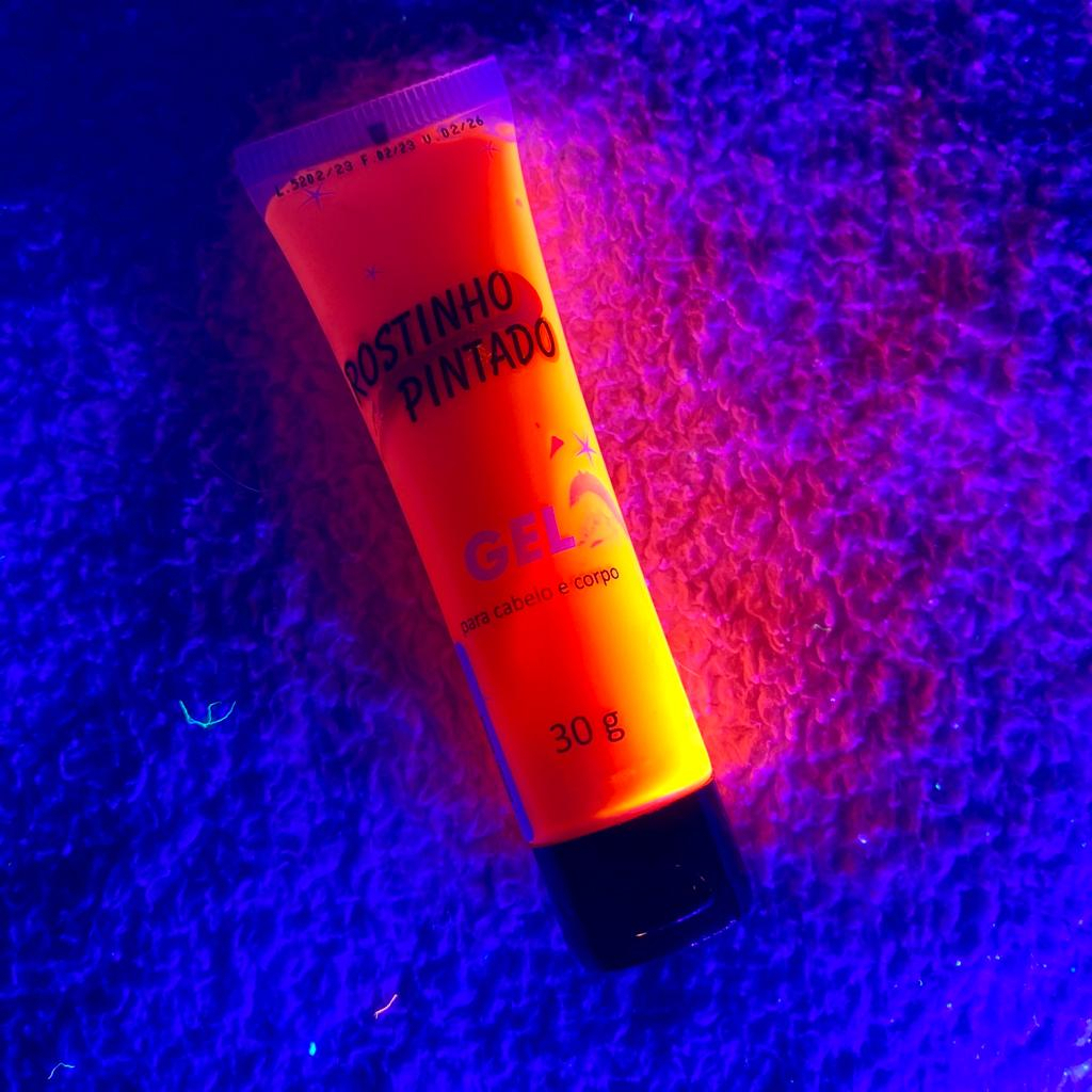 Kit 4 Tinta Neon 30g Gel Maquiagem Cores Diferentes | Shopee Brasil