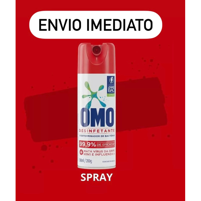 omo desinfetante spray aerosol 300 ml | Shopee Brasil