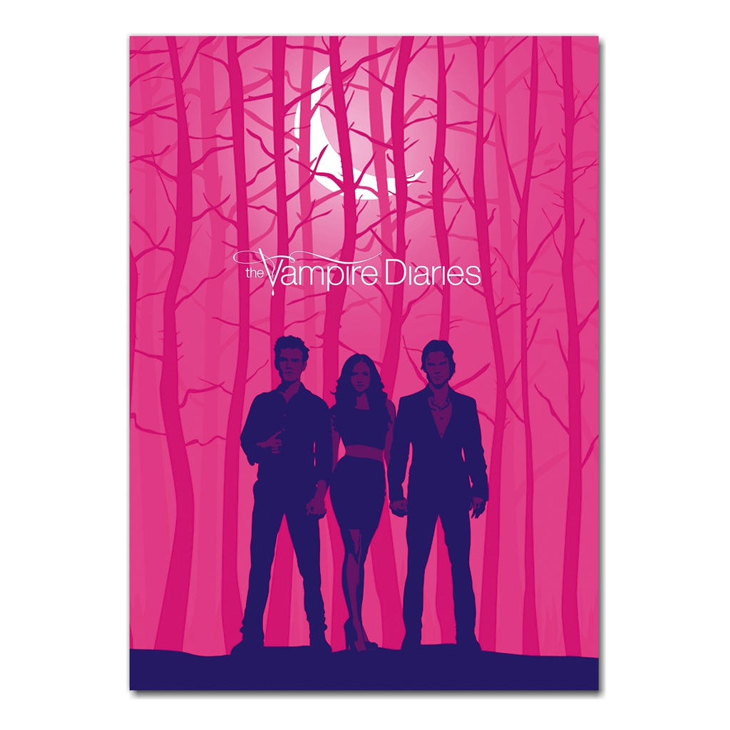 Quadro Decorativo A3/A4 The Vampire Diaries (Diários de um Vampiro ...