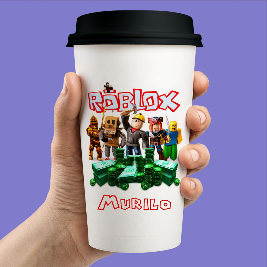Copo Roblox Personalizado com nome | Shopee Brasil