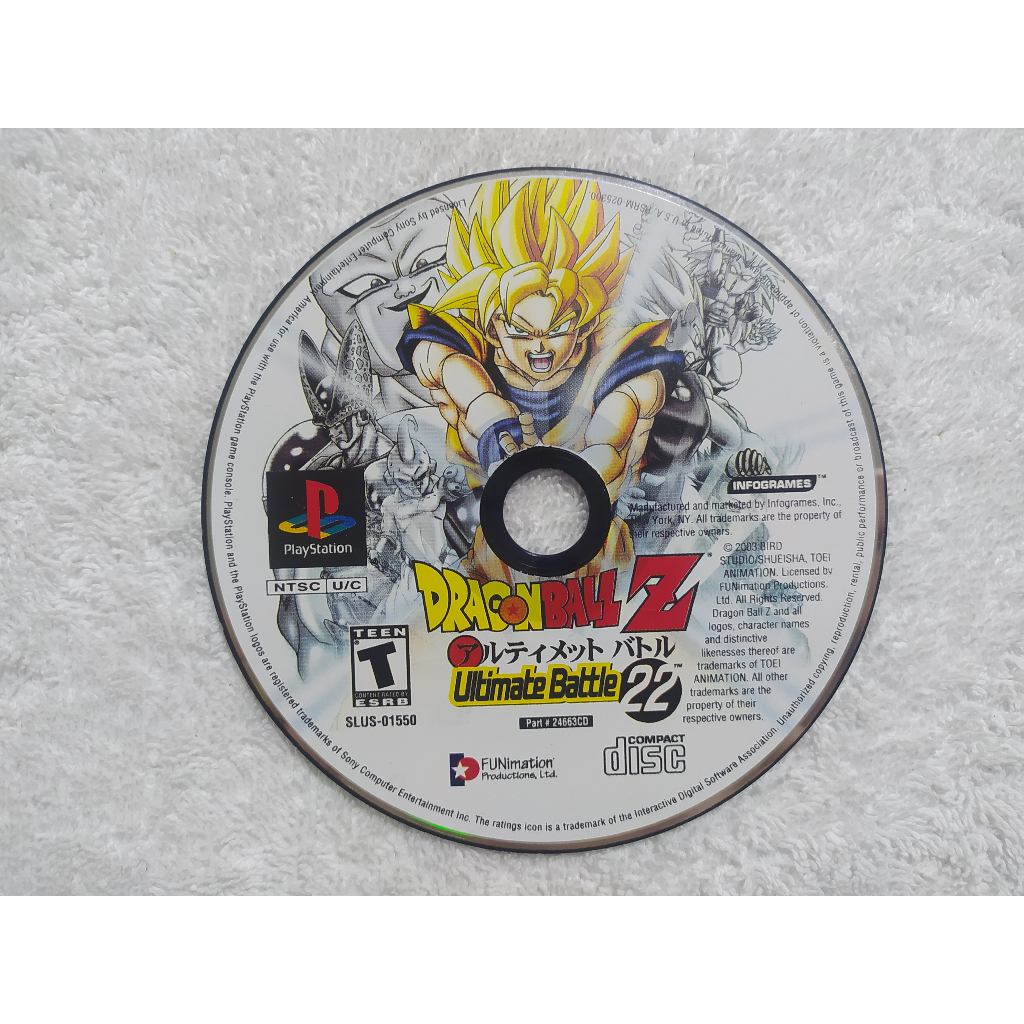 Dragon Ball Z Ultimate Battle 22 Original PS1 | Shopee Brasil