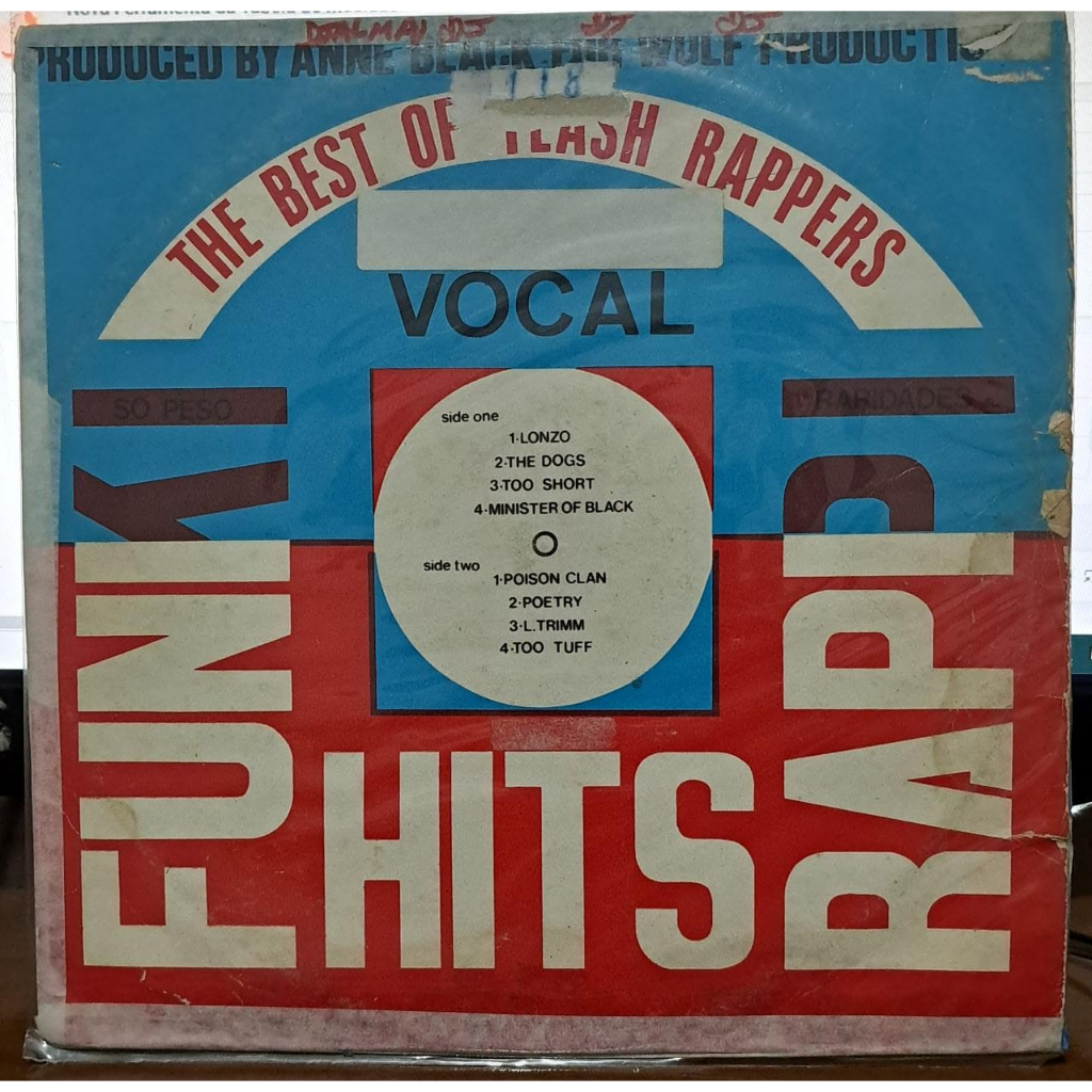 Disco de Vinil LP The Best of Flash Rappers Vocal | Shopee Brasil