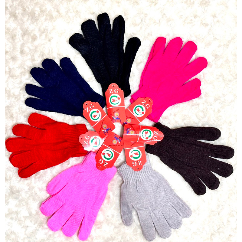 Luva infantil cor lisa de 5-8 anos 17cm LU62210 | Shopee Brasil