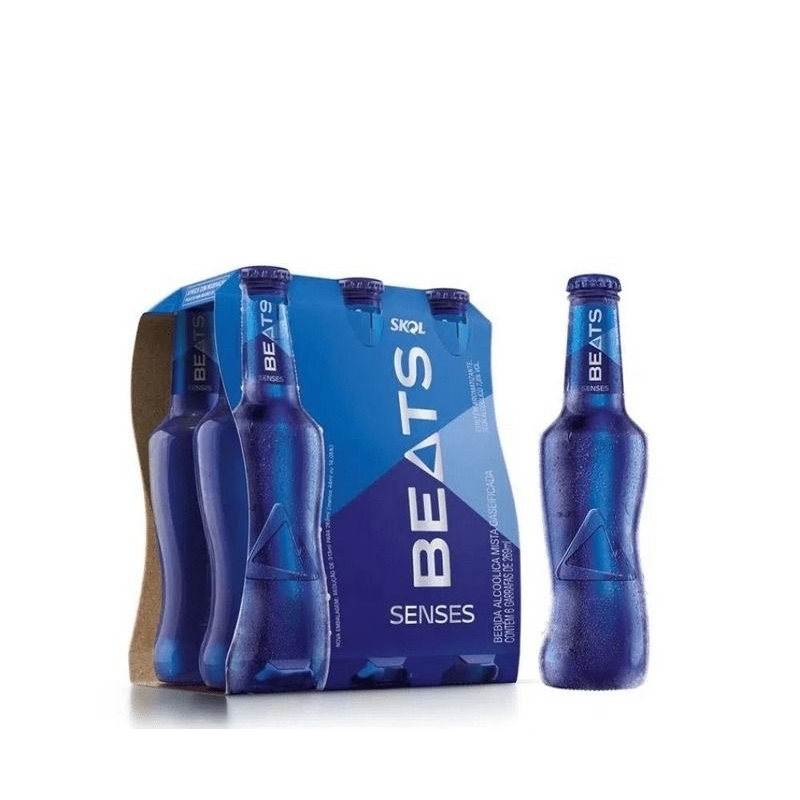 Skol Beats Senses Drink Pronto Long Neck 269ml | Shopee Brasil