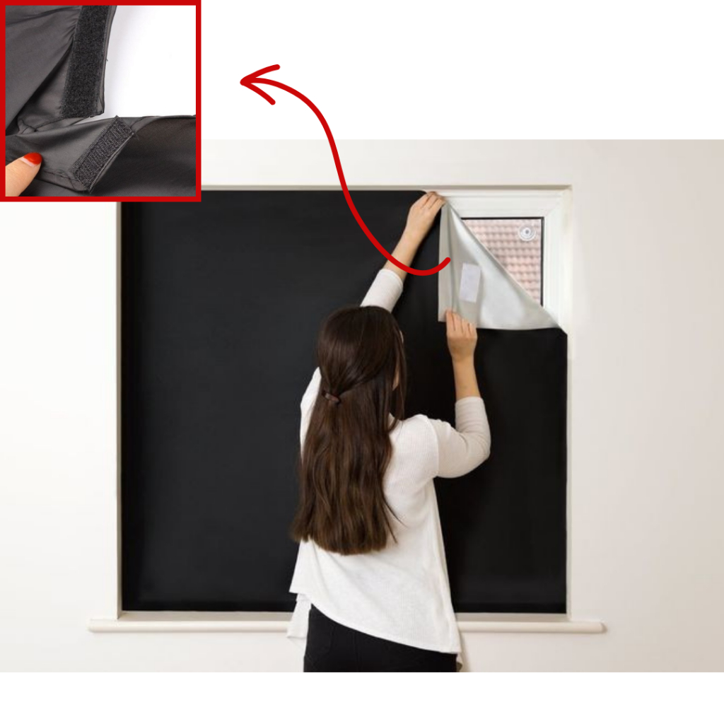 Cortina Painel Blackout Mosquiteiro Para Janela De 1 20x1 20 At 1