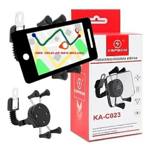 Suporte de Celular para Moto E Bicicleta - KAPBOM KA-C023 | Shopee Brasil